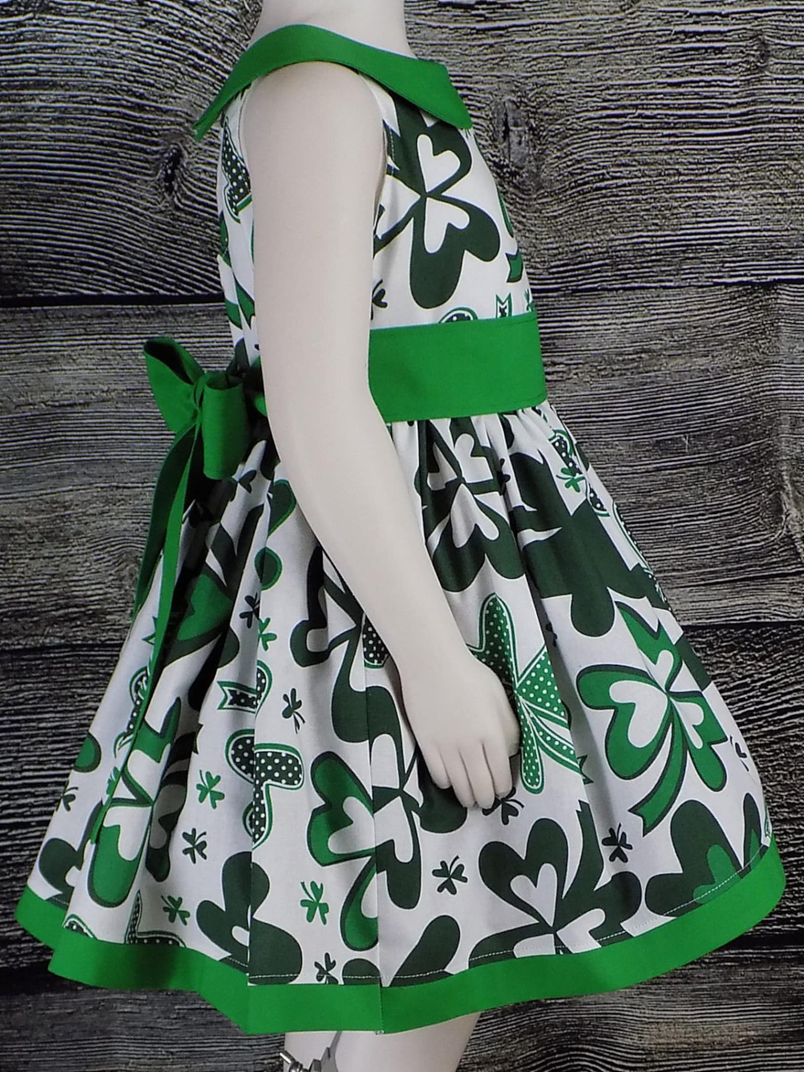 St Patricks Day Dress, Girl, Shamrock, Patty, Green, Toddler, Parade ...