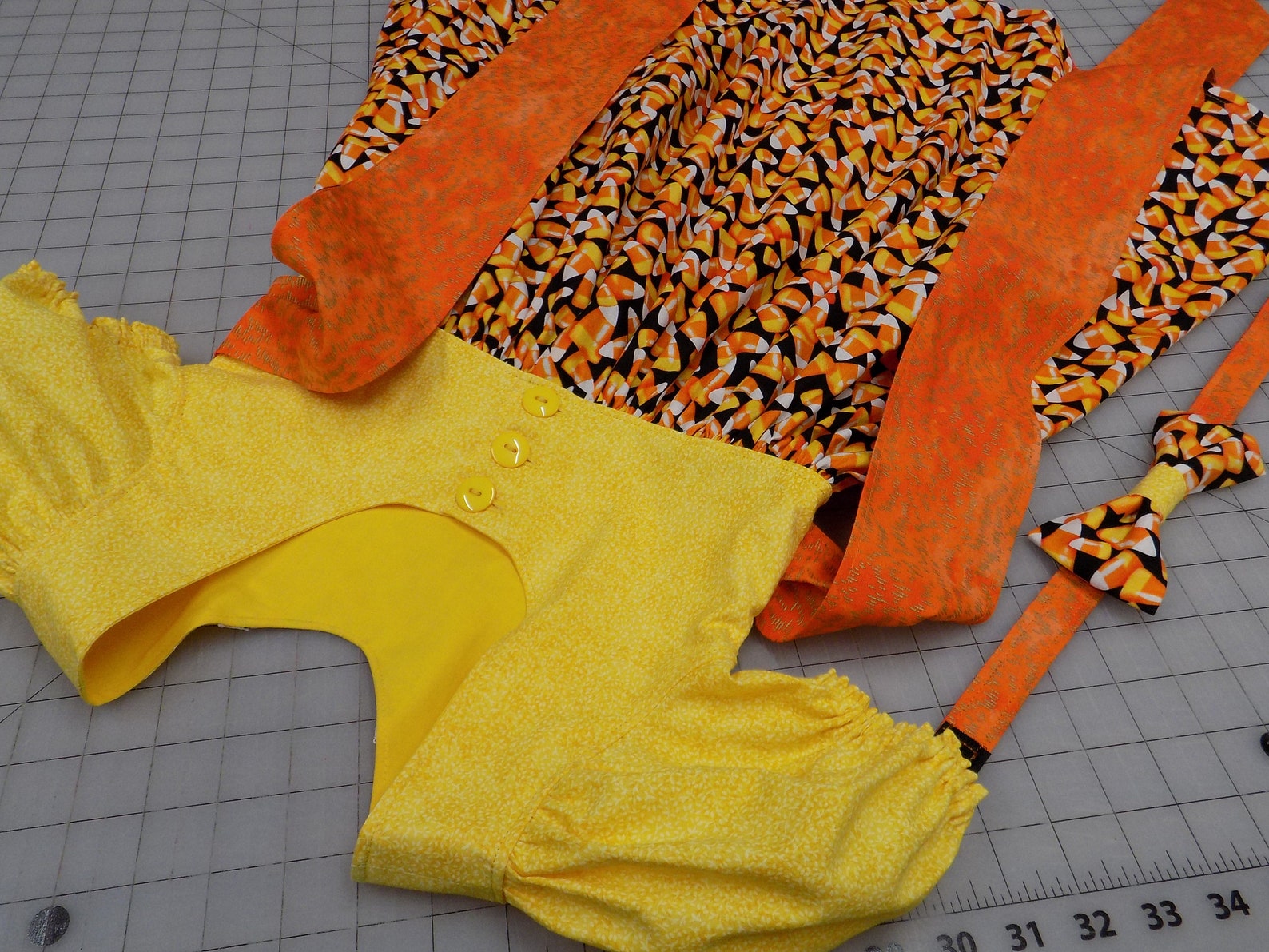 CANDY CORN Dress, Girls HALLOWEEN Dress, Clothing, Clothes, Outfit ...
