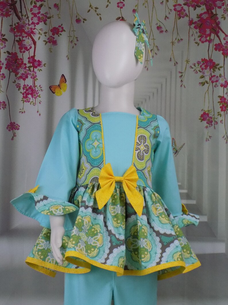 Casual Wear Pageant Outfit Girls Pant Outfit Outfit of - Etsy