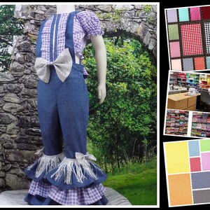 Denim Pageant Overalls, Girls Western Outfit, Denim Wear, Country ...