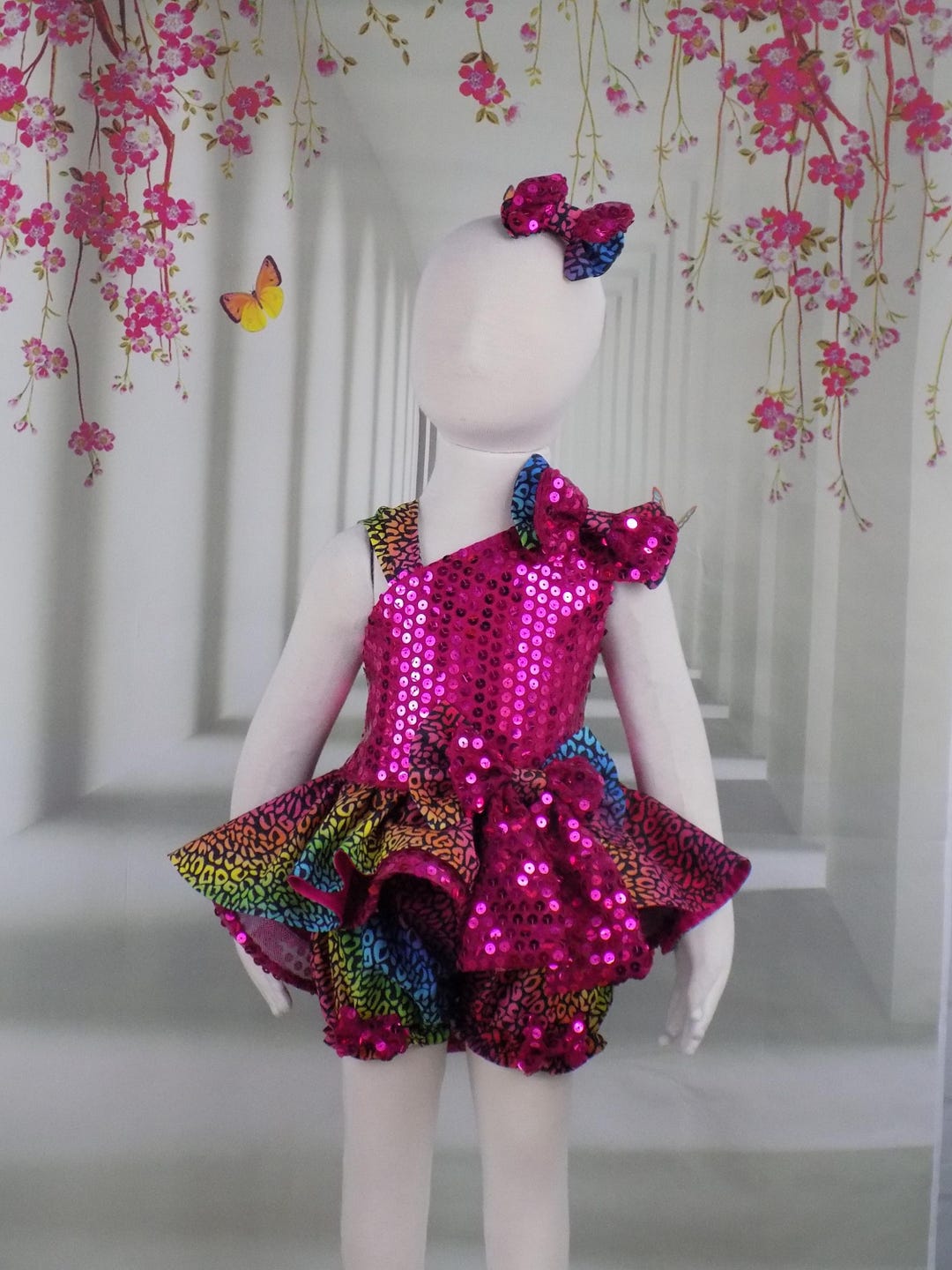 Rainbow Jungle Pageant Wear, Cheetah Outfit, Birthday Party, Wild Wear ...