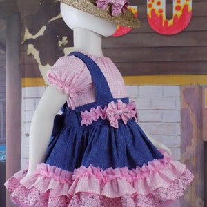 Pink Western Dress, Pink Cowgirl Outfit, Pageant Western Wear Birthday ...