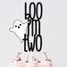 Boo I'm Two Cake Topper Halloween Birthday Cake Topper Two Cake Topper ...