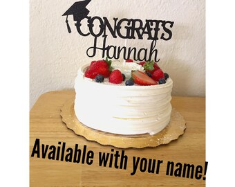 Graduation cake topper | Etsy