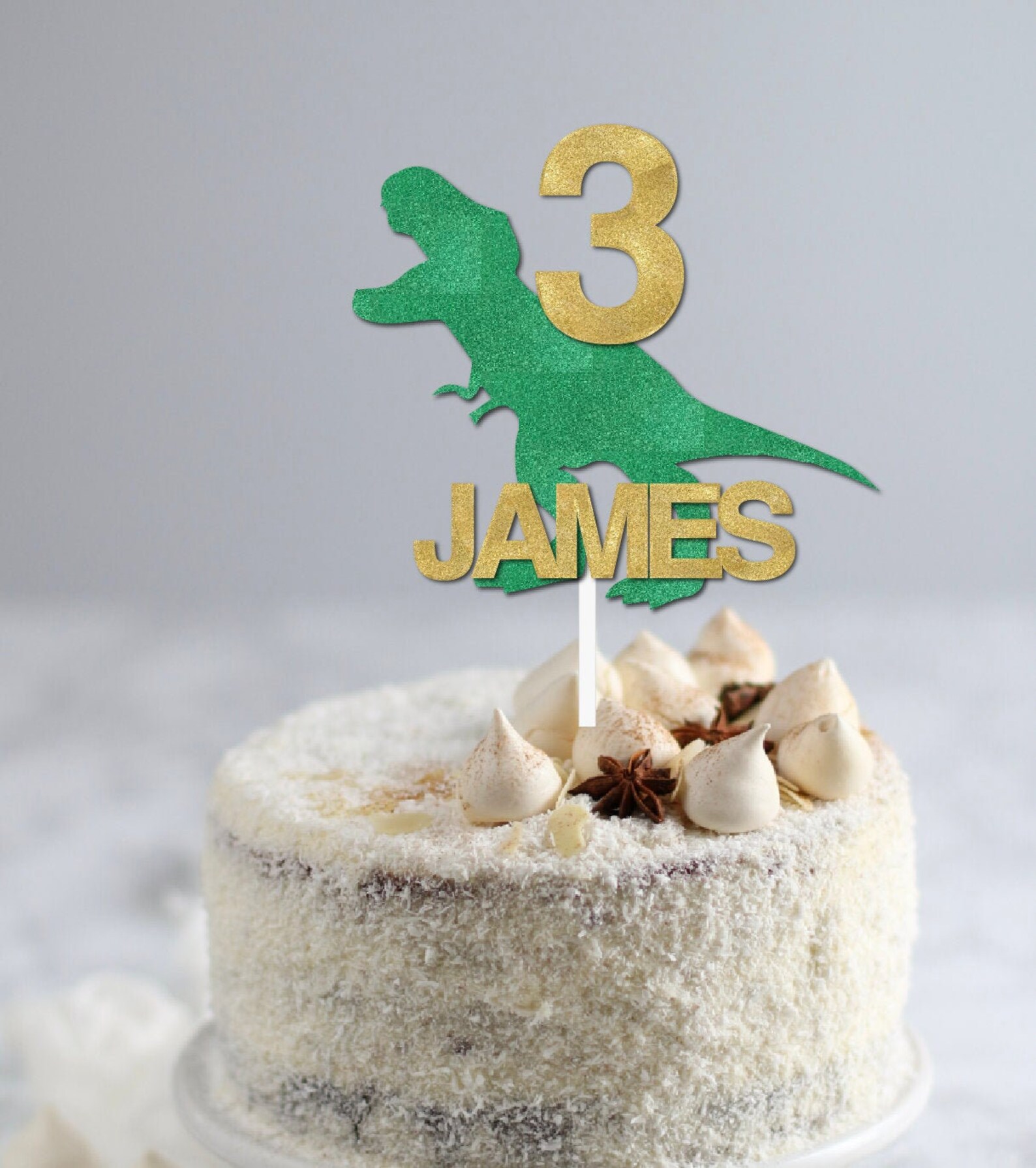 Dinosaur T-rex Cake Topper Personalized Cake Topper - Etsy