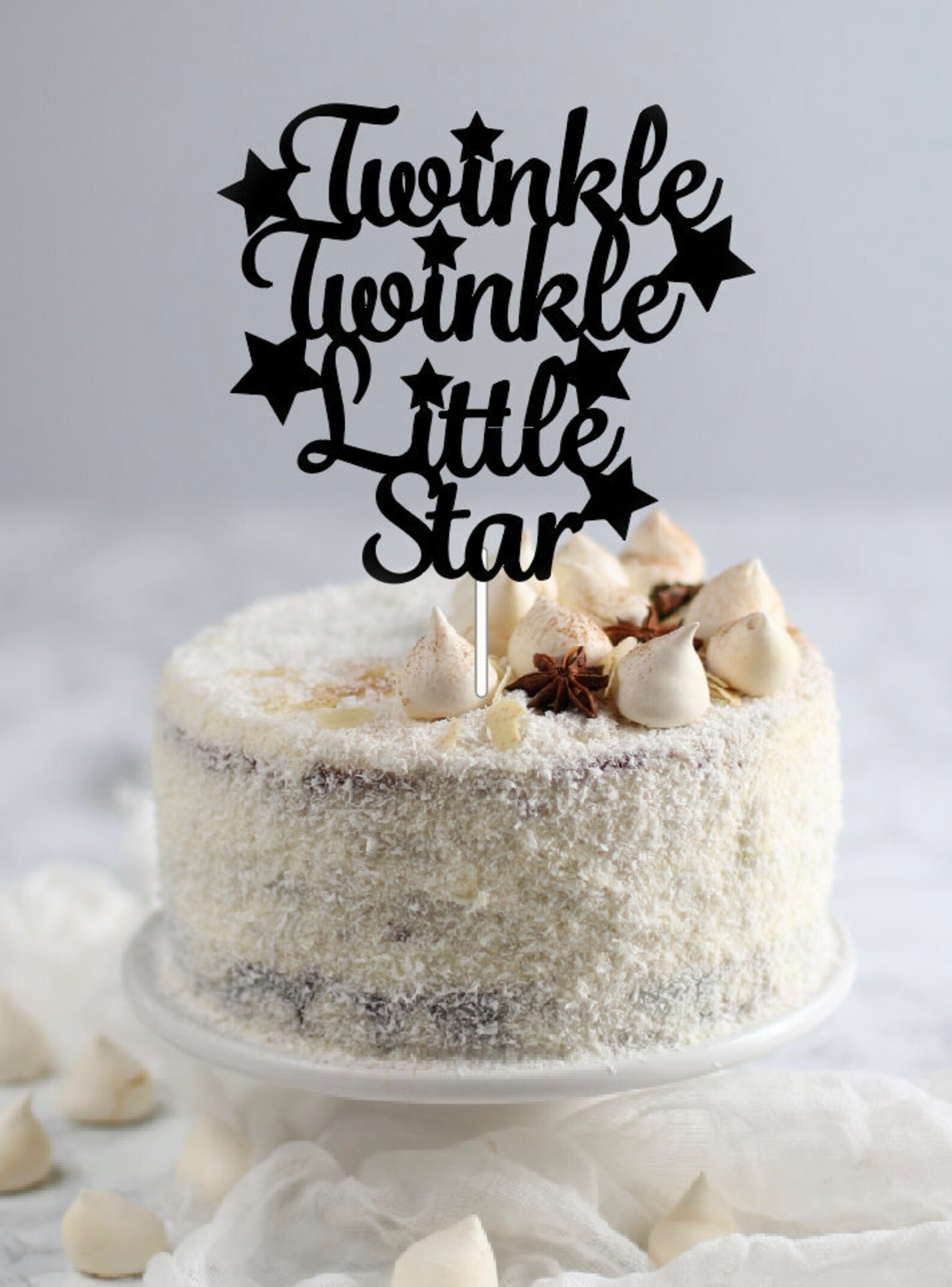 Twinkle Twinkle Little Star Cake Topper Twinkle Little Star - Etsy