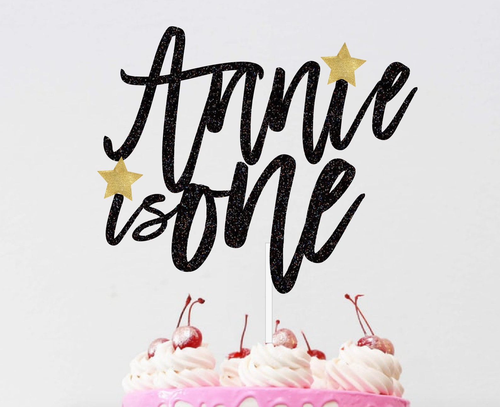 Personalized One Star Cake Topper | First Birthday Decor - Etsy