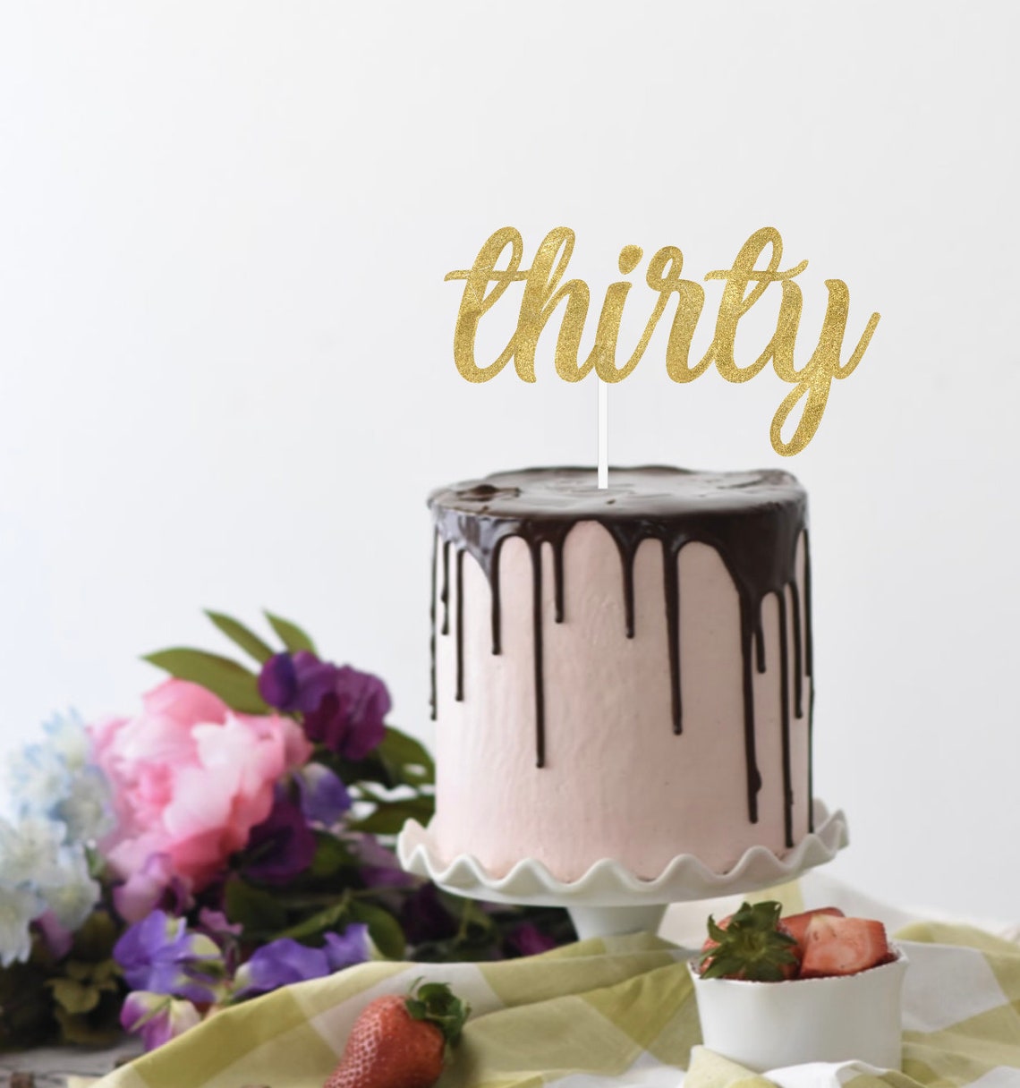 Thirty Cake Topper 30th Birthday Cake Topper 30th Birthday - Etsy