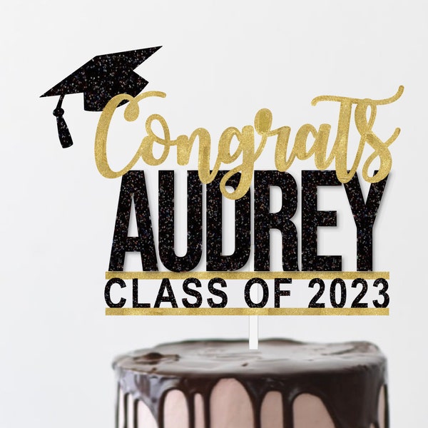 Personalized Graduation Cake Topper - Etsy