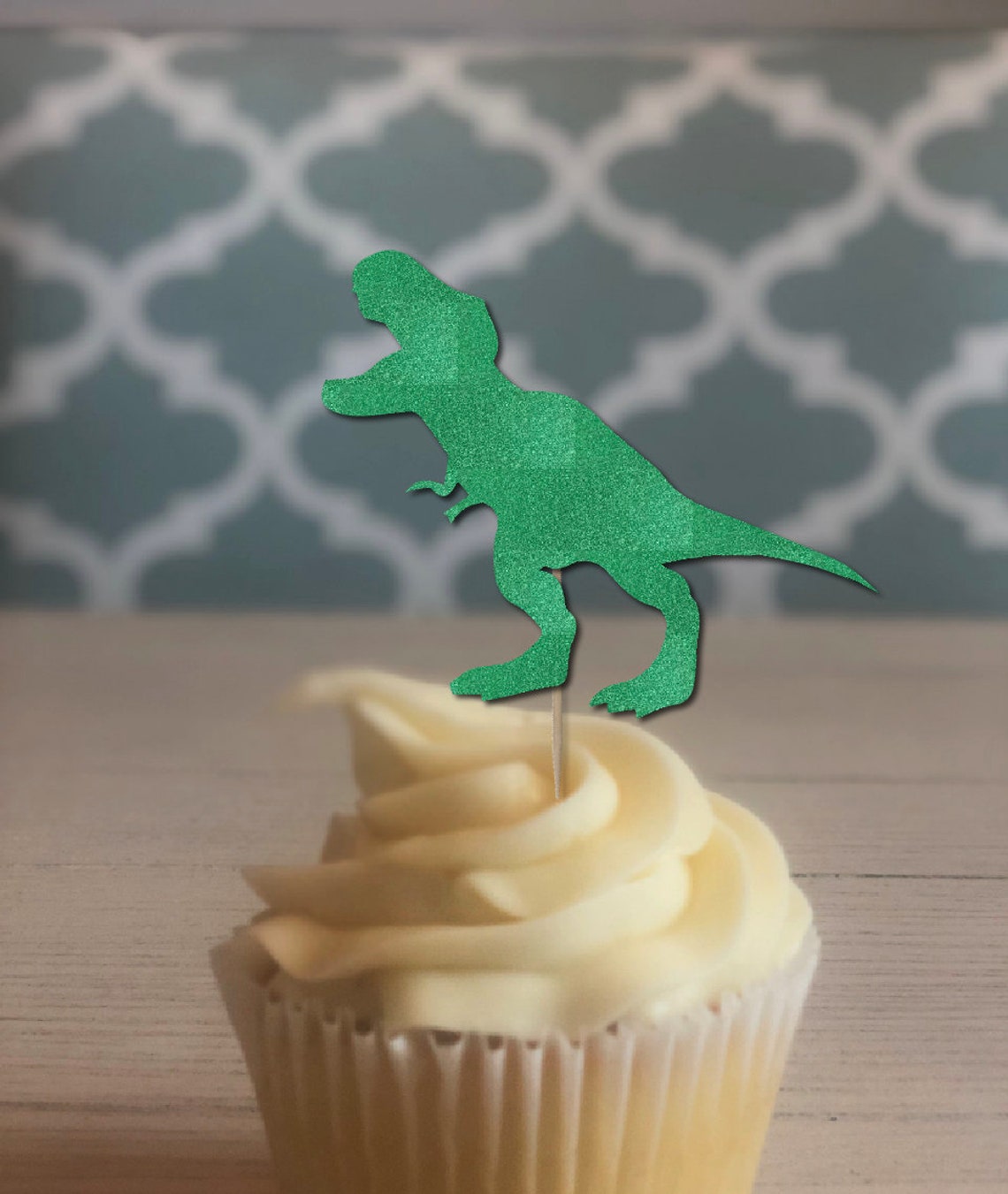Dinosaur Cupcake Toppers T Rex Birthday Boy Birthday - Etsy