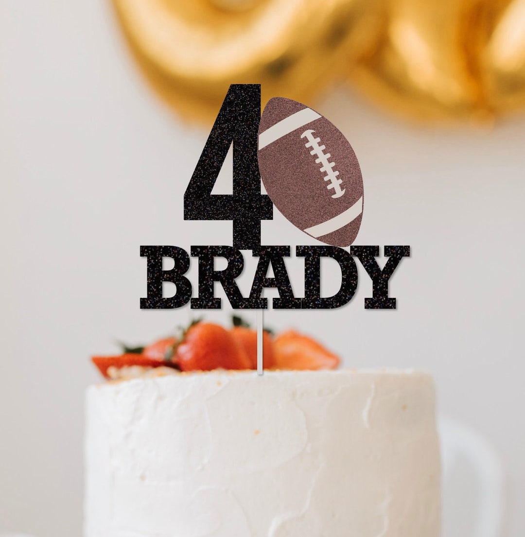 Football Birthday Cake Topper | Sports Birthday Cake Topper | 4th ...
