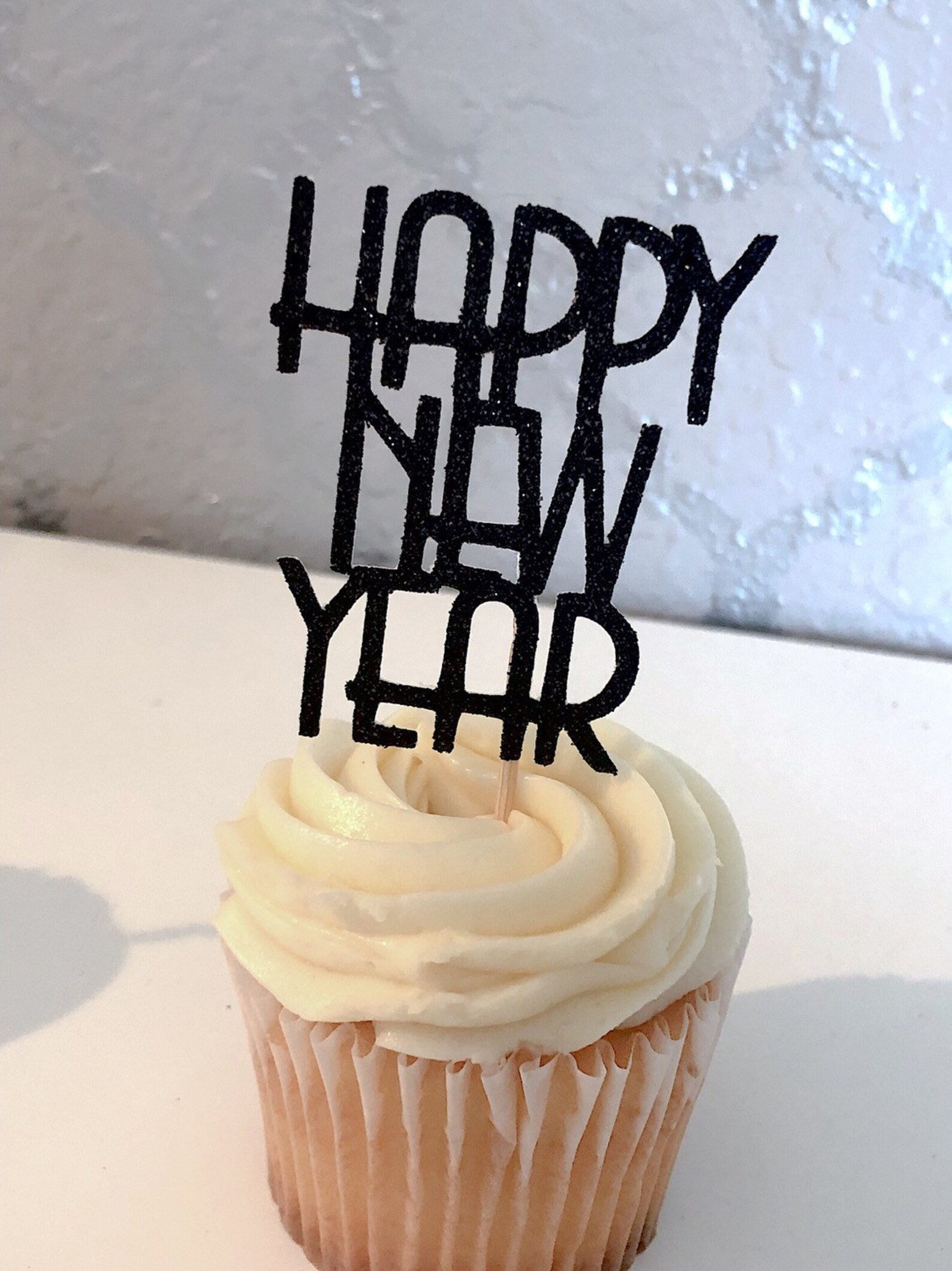 New Year Eve Cupcake Topper Set. Happy New Year Cupcake Topper. 2023 ...