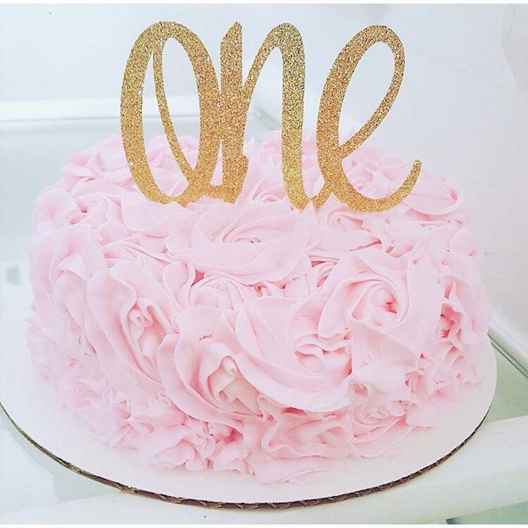 1st Birthday Cake Topper One Cake Topper Smash Cake Topper 1 Cake ...