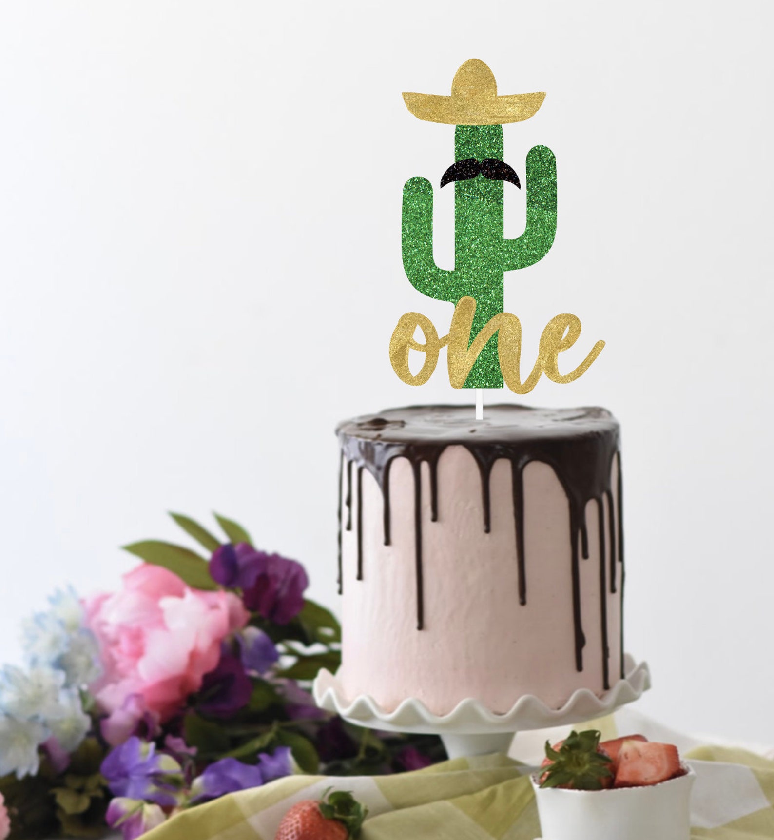 Fiesta Birthday Cake Topper Fiesta Birthday 1st Birthday - Etsy