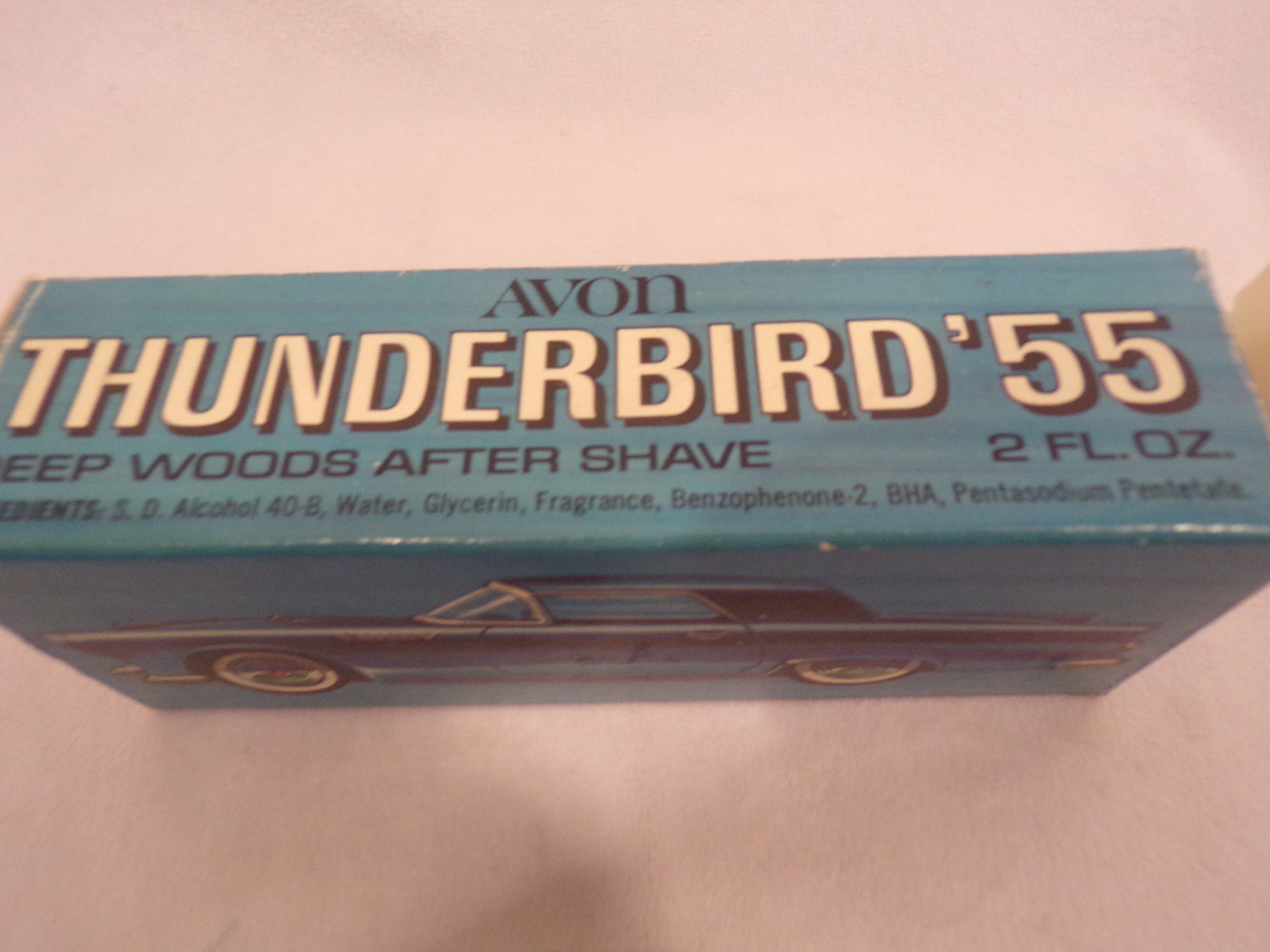 Vintage Avon 1955 Thunderbird Auto Shaped Bottle - Etsy