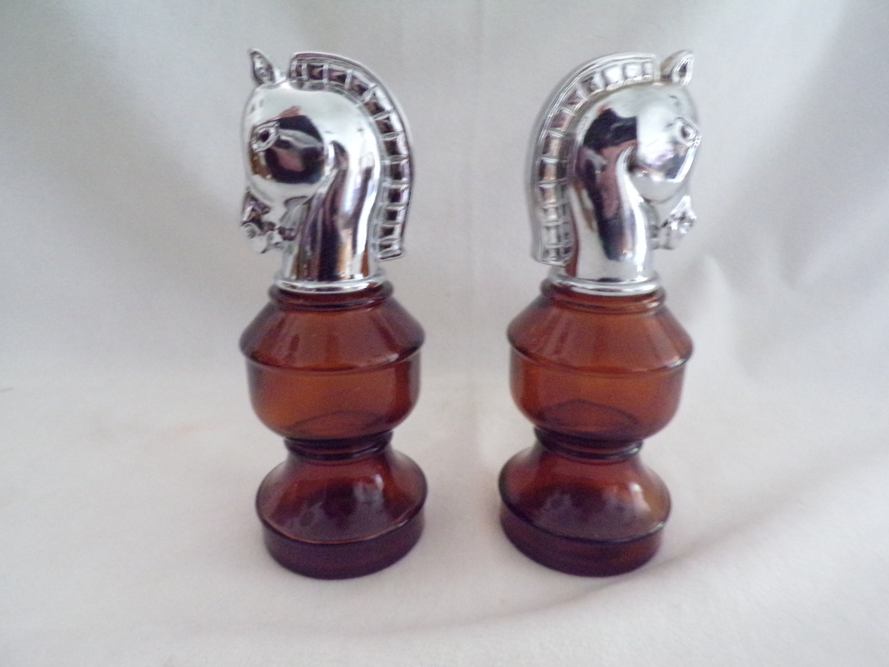 Vintage Avon Collectible of 6 Piece Chess Decanters Bottles - Etsy