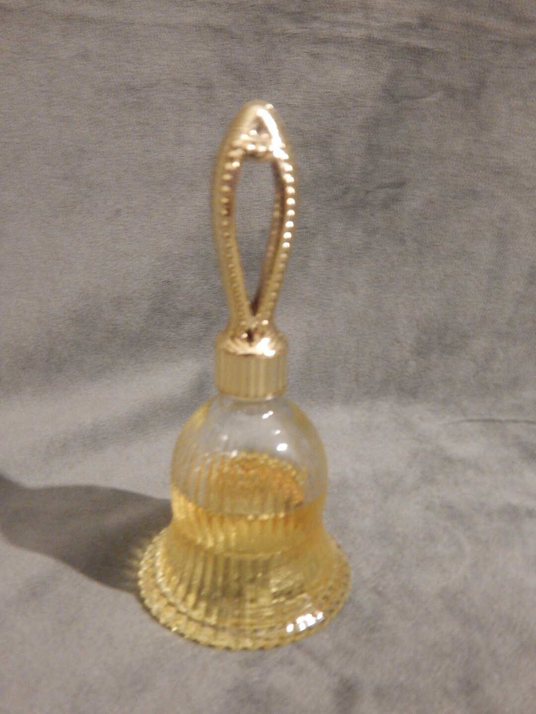 Vintage Avon Bell Shaped Bottle With Gold Tone Top - Etsy
