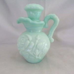 Vintage Avon Jadeite Bubble Bath Pitcher With Lid - Etsy