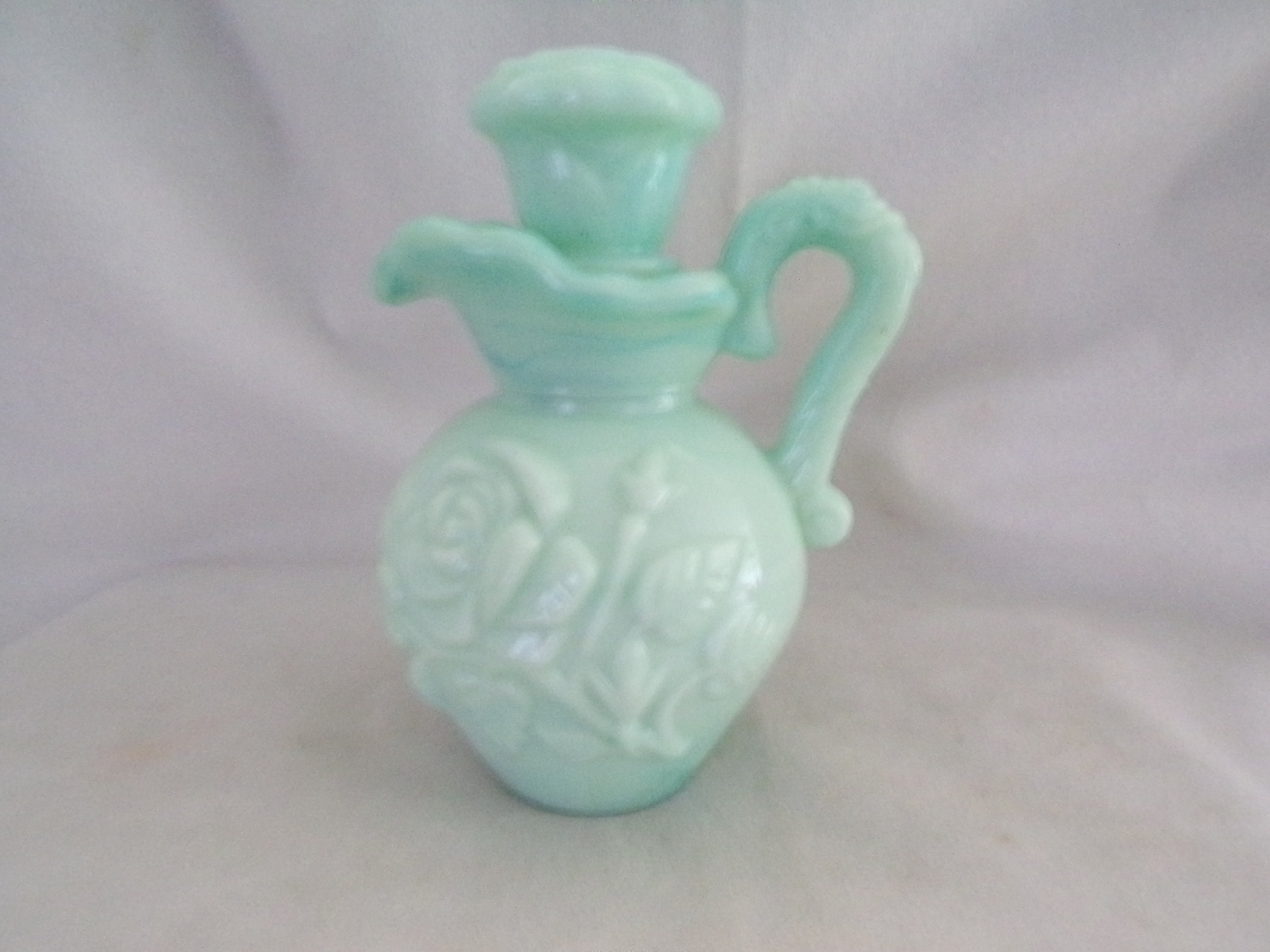 Vintage Avon Jadeite Bubble Bath Pitcher With Lid - Etsy