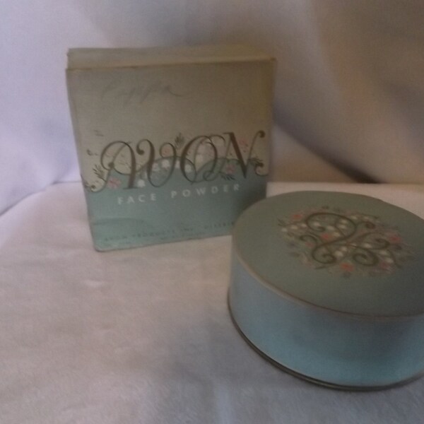 Avon Powder Box - Etsy
