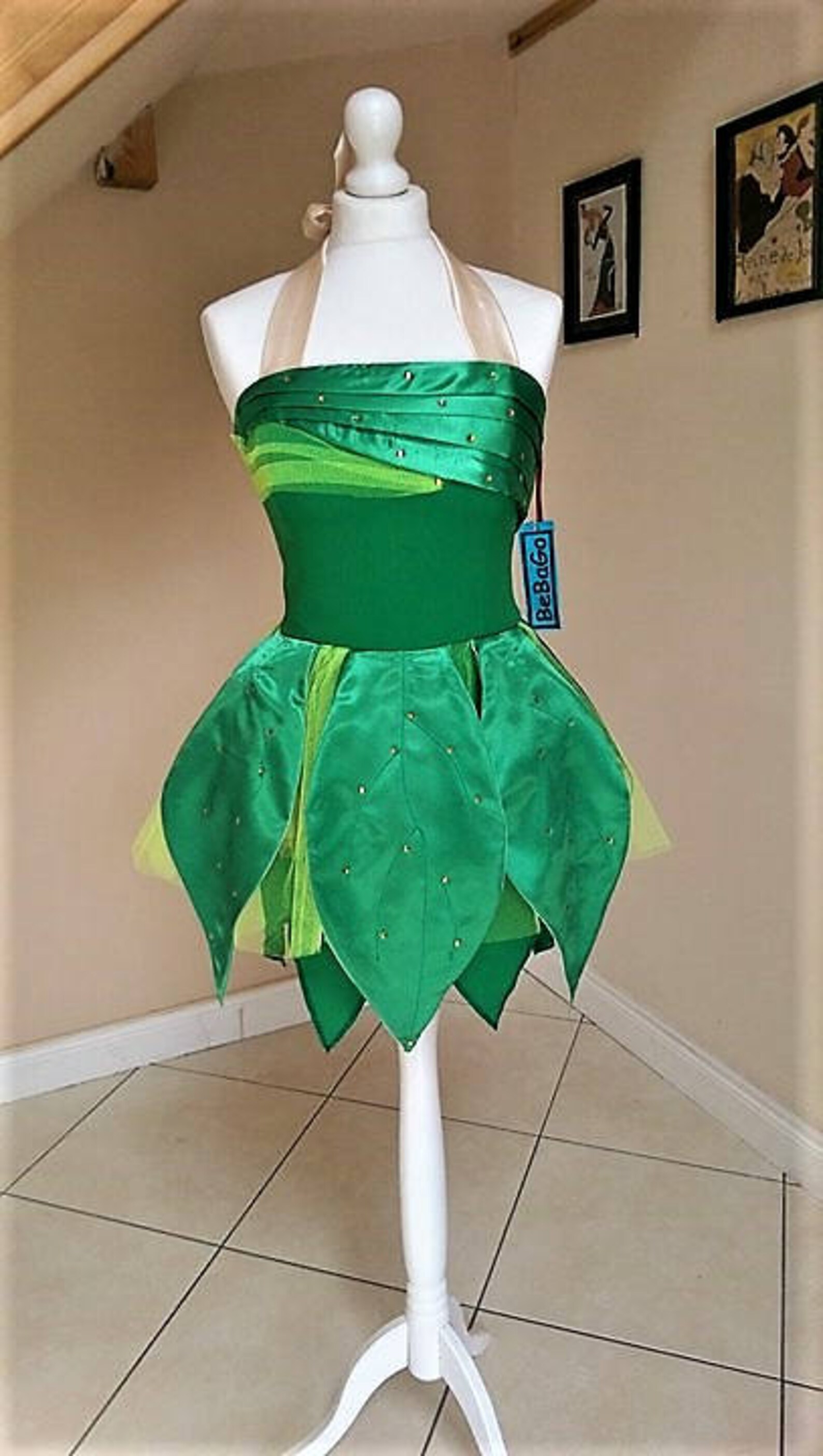 Adult Halloween Tinkerbell Fairy Inspired Costumetinkerbelle Etsy