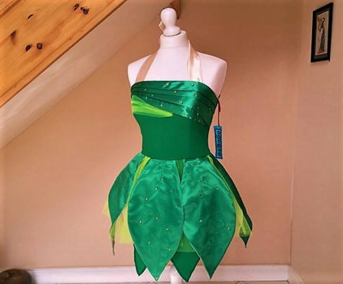 Adult Halloween Tinkerbell Fairy Inspired Costumetinkerbelle Etsy