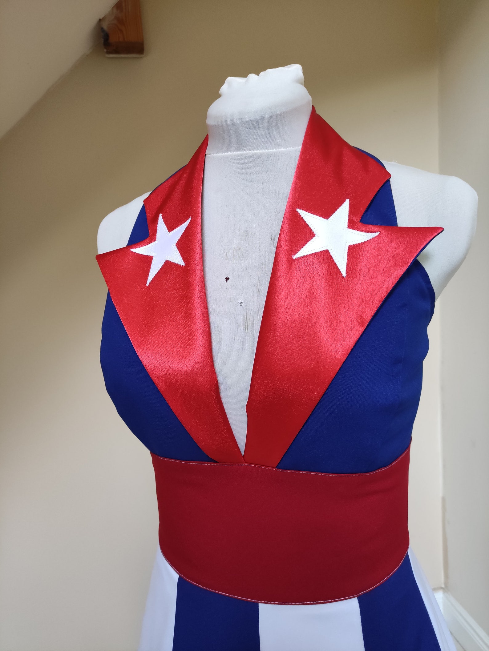 Patriotic Pageant Dress, American Flag Gown - Etsy