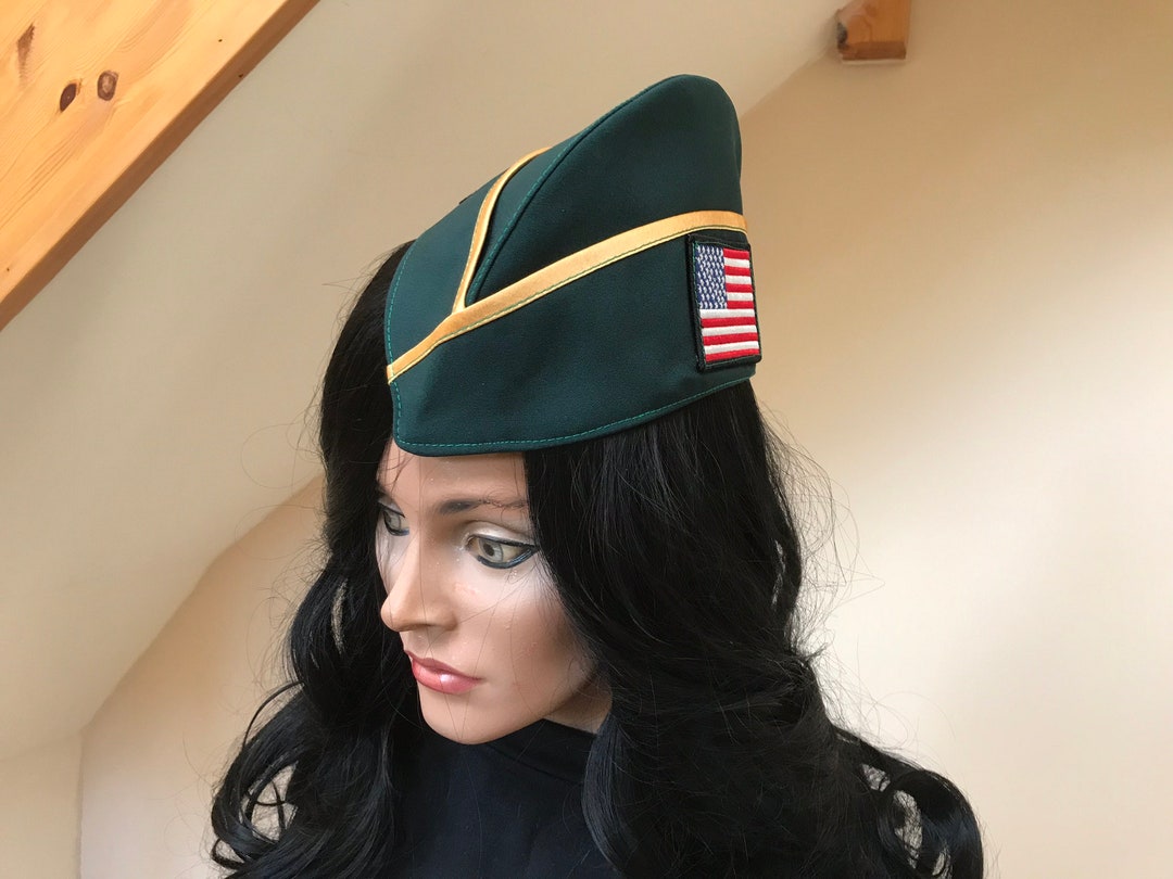Pinup Military Hat ,pinup Hat ,garrison Hat,side Cap. - Etsy