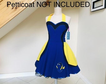 Blue Fish Dress - Etsy