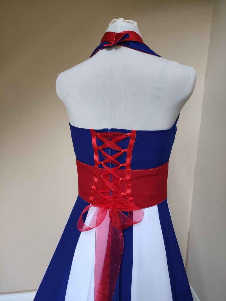 Patriotic Pageant Dress, American Flag Gown - Etsy