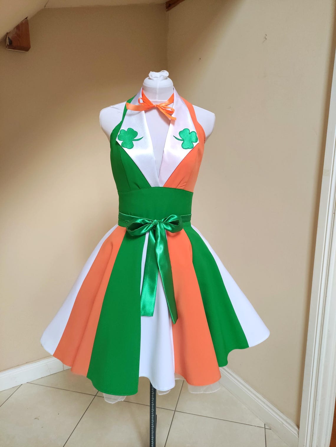 Captain Shamrock Irish Style Dress,made TO MEASURE!! - Etsy