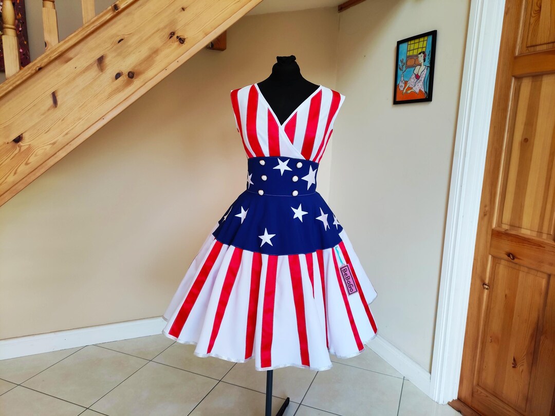 Pageant Custom Order,patriotic Dress,4th of July Costume. - Etsy