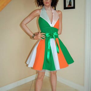 St Patricks Day Costume Dress, Irish Flag Party Outfit - Etsy