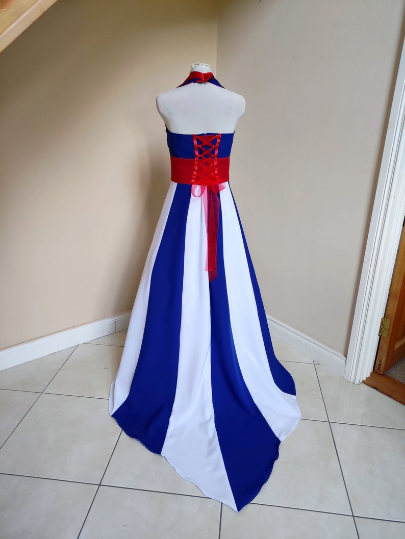 Patriotic Pageant Dress, American Flag Gown - Etsy