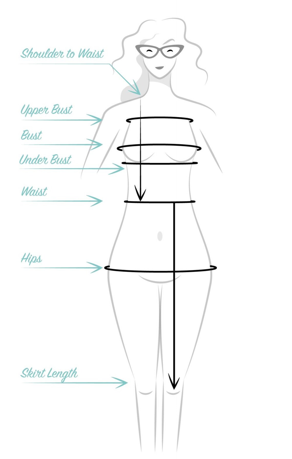 SIZE CHART and Measurement Instructions | Etsy
