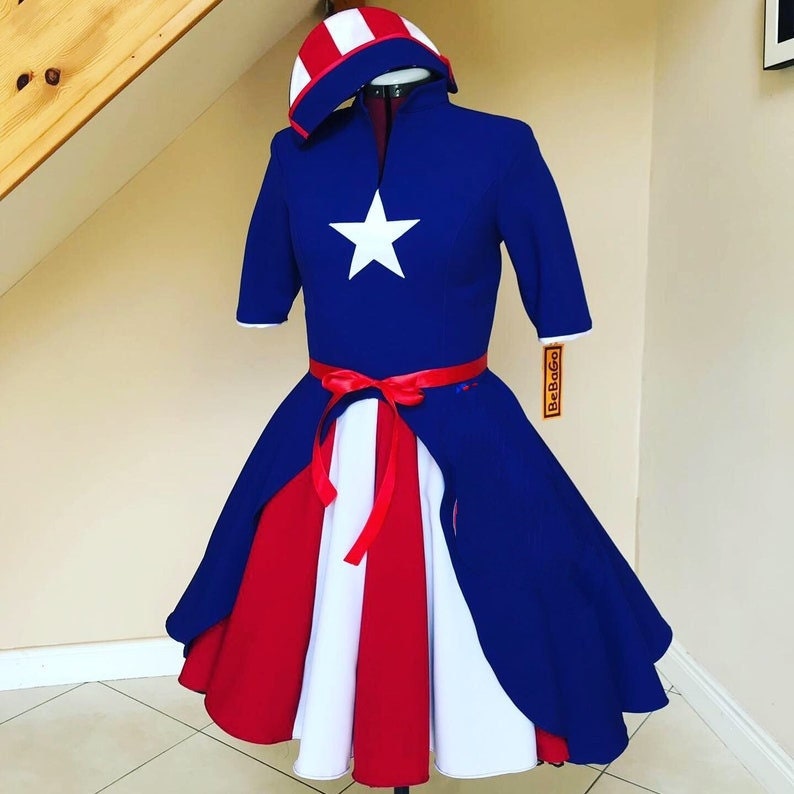 Cosplay Dress, American Flag, Cosplay Uso Girl , MADE TO MEASURE!! - Etsy