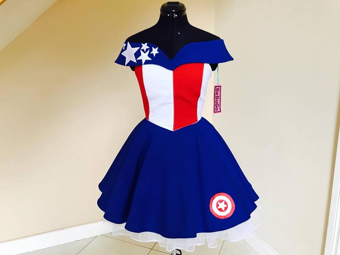 Pageant Costume,cosplay Dress,america Dress. - Etsy