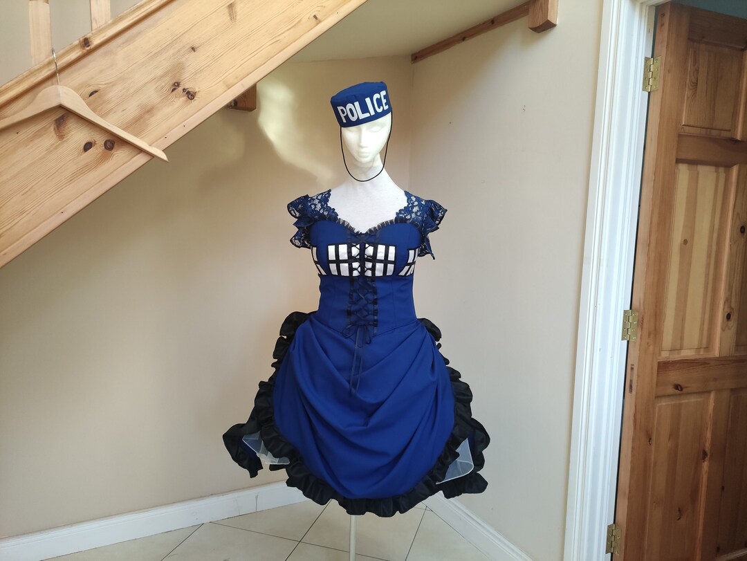 Police Cosplay Costume With Hat. - Etsy