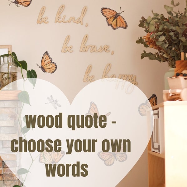 Wood Words - Etsy