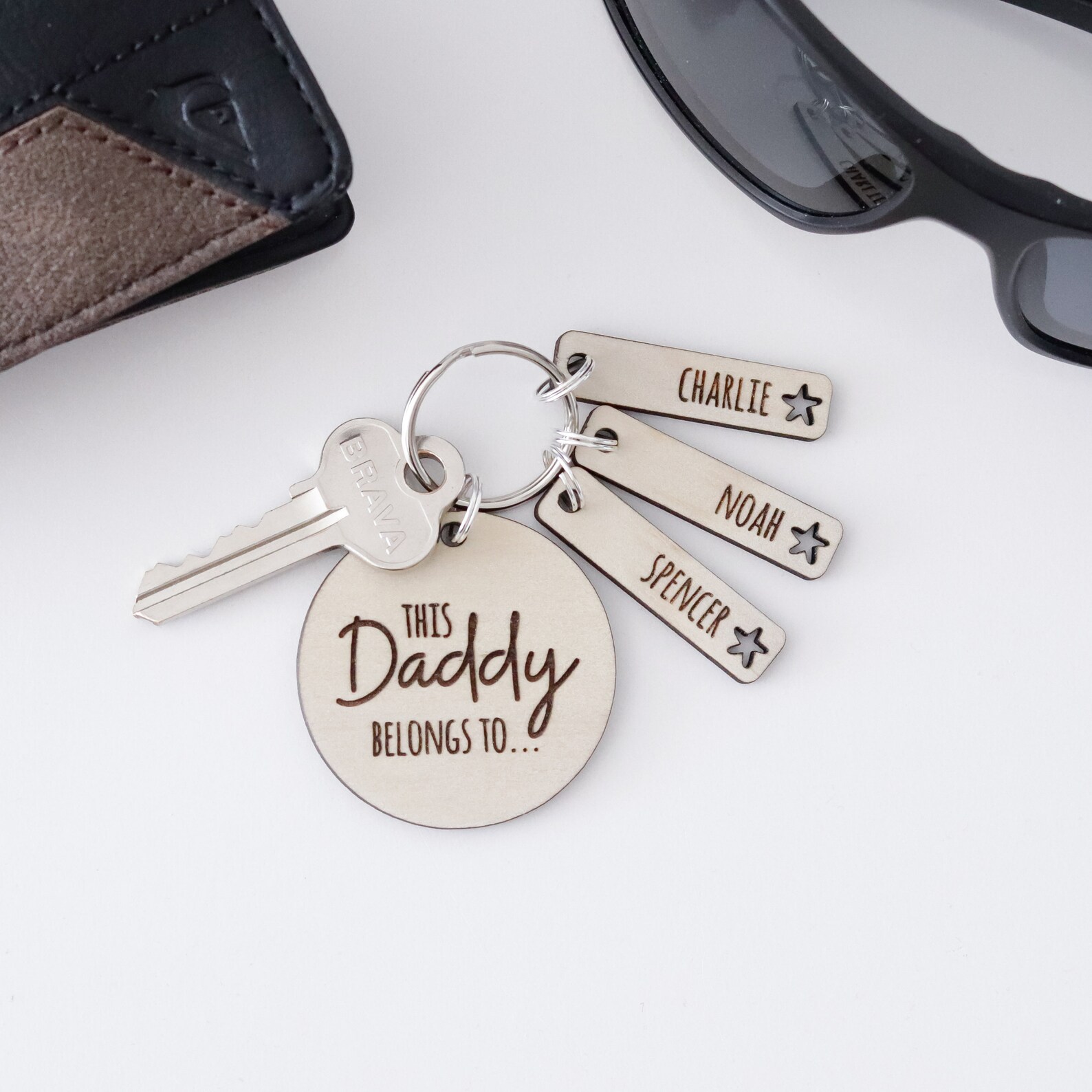 Daddy Keyring - Fathers Day Gift - This Daddy Belongs to - New ...