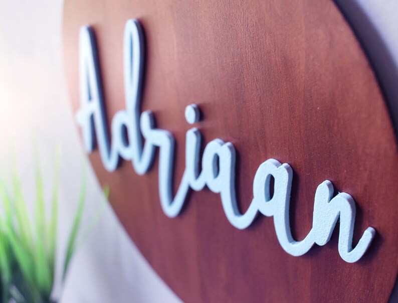 Childrens name plaque Personalized Baby Gift Kids Room | Etsy