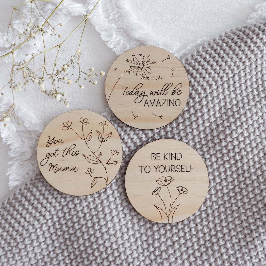 Positive Affirmation Magnets for Mum - Mindfulness - Mothers Day Gift ...