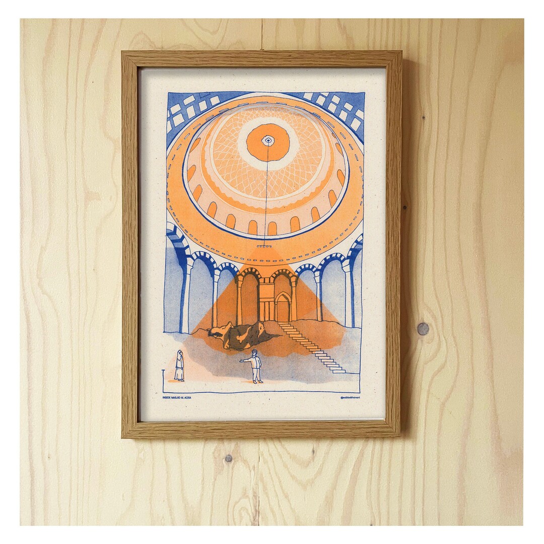 A3 | Risograph | Print | Masij Al Aqsa | the Roles We Play | Poster ...