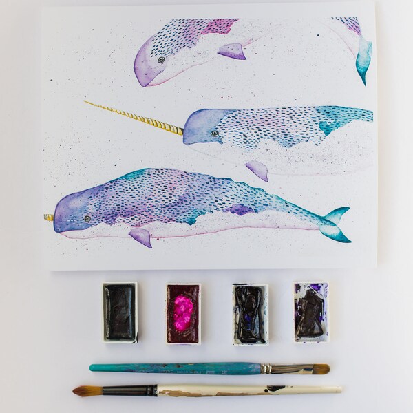 Narwhal Print - Etsy