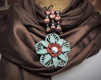 Rust and Turquoise | Etsy