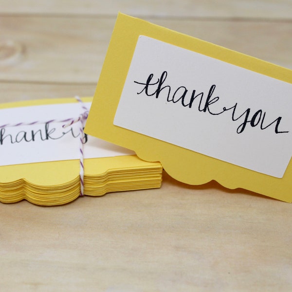 Scallop Edge Note Cards - Etsy