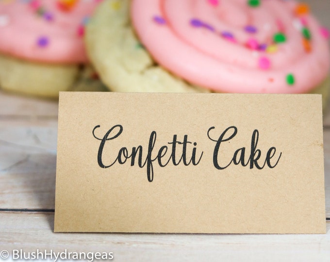 Dessert Table Cards Dessert Table Labels for Pies Cakes - Etsy