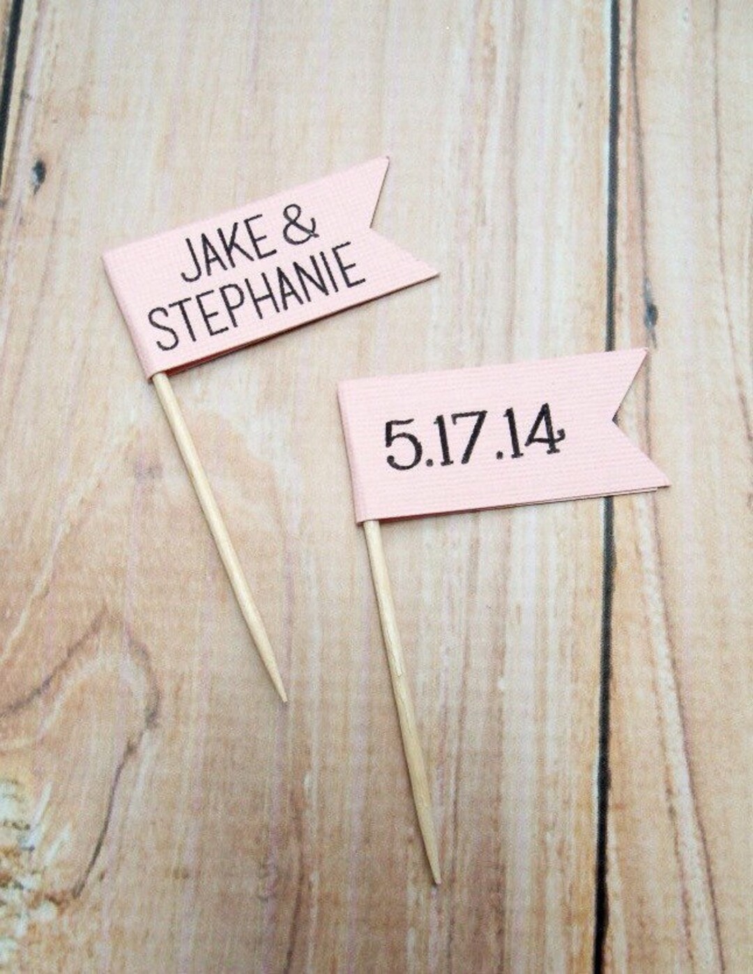 Personalized Blush Cupcake Toppers Custom Blush Pink Wedding - Etsy