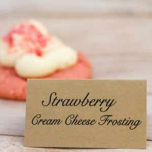 Table Label Cards | Dessert or Snack Table Labels for Pies, Cakes ...