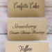 Dessert Table Cards Dessert Table Labels for Pies Cakes - Etsy